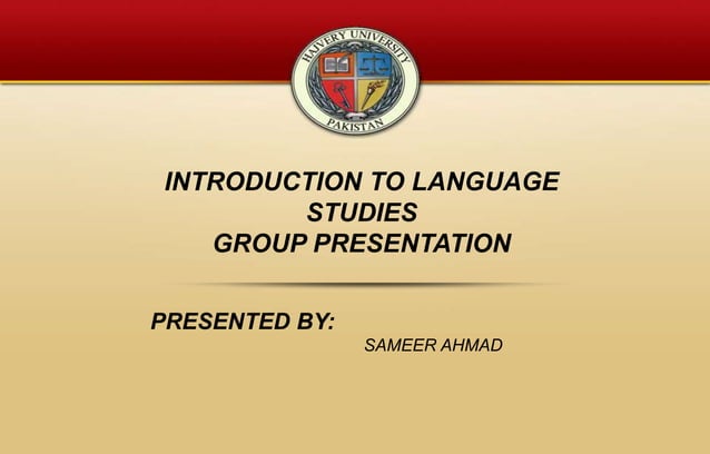 Presentation origin of language.ppt | Science