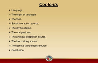 Presentation origin of language.ppt