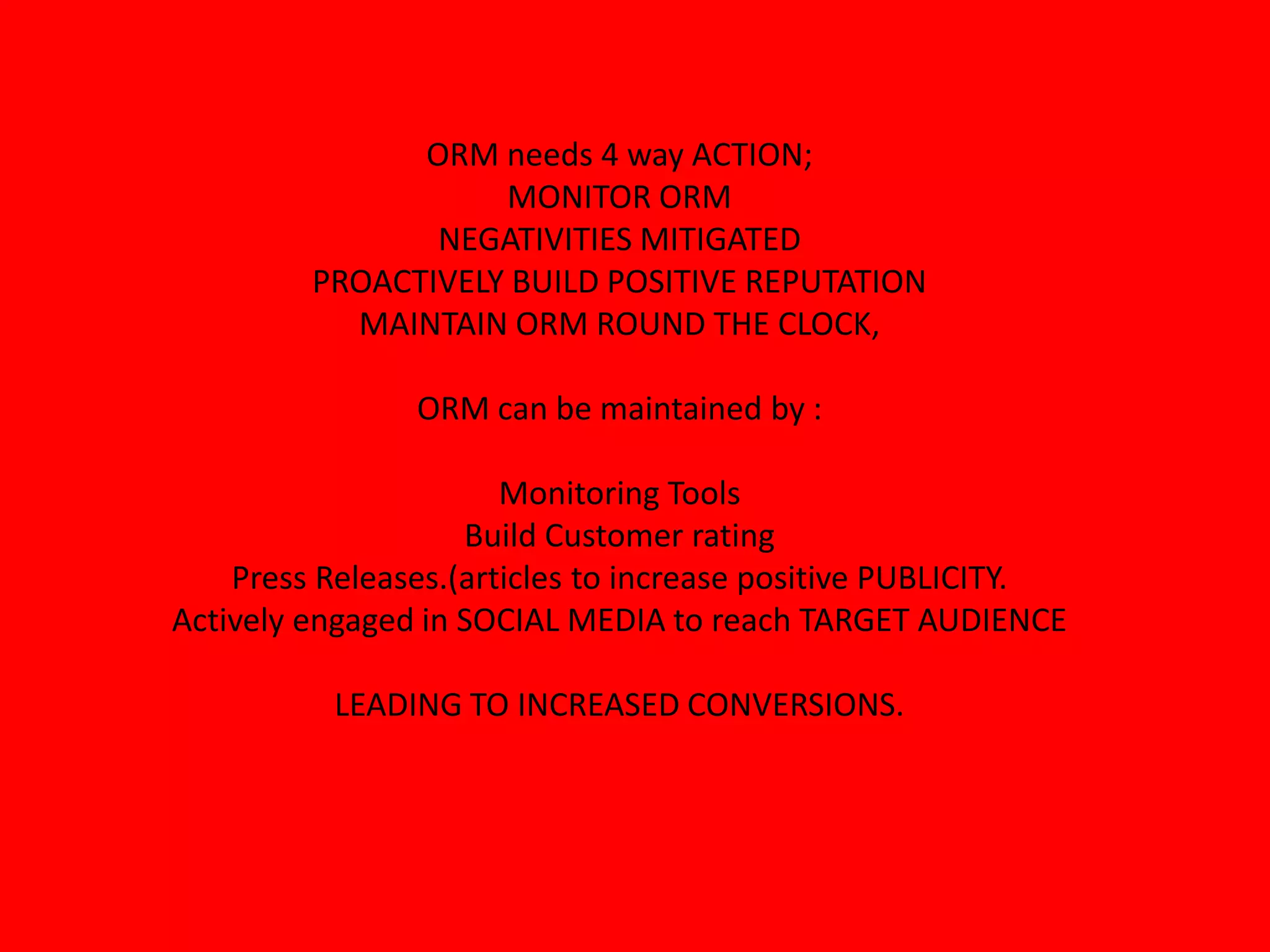 Presentation orm | PPTX