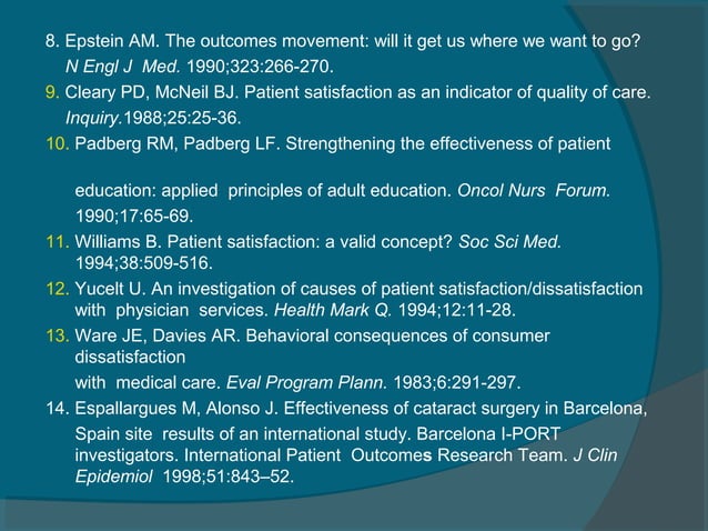 Patients' preoperative expectation for the outcome of cataract surgery ...