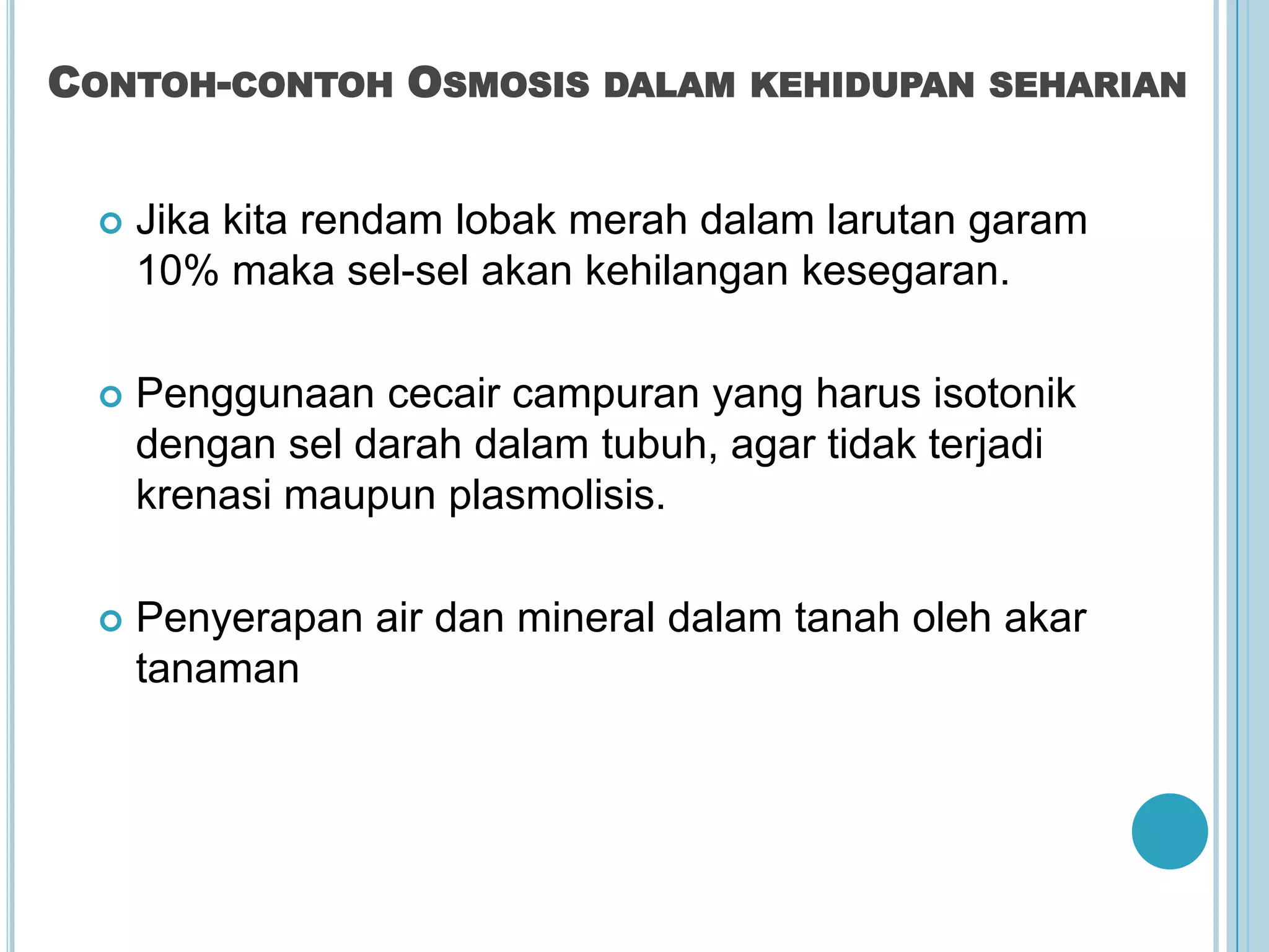 Presentation osmosis. | PPTX