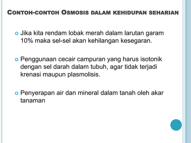 Presentation osmosis. | PPTX