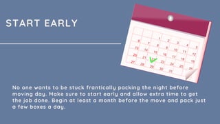 Tips to Take the Stress Out of Packing and Moving | PPT