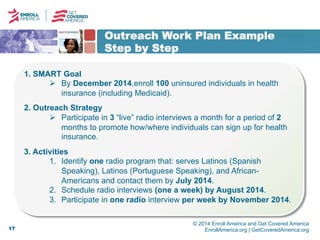 Developing an Outreach Work Plan | PDF