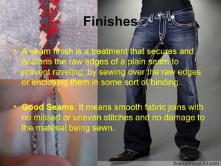 Presentation over seams and its types and their use by zeeshan 11te74 ...