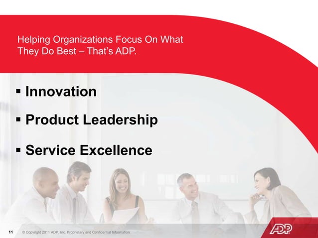 Presentation Overview Adp Corporate Overview With Notes | PPTX | Human ...