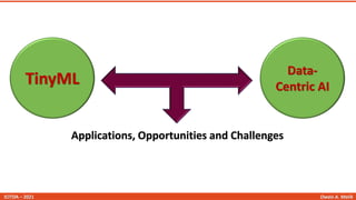 tiny Machine Learning and Data Centric Approach | PPT