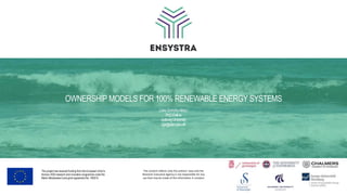 Ownership Models for Smart Energy Systems | PPTX | Power and Energy ...