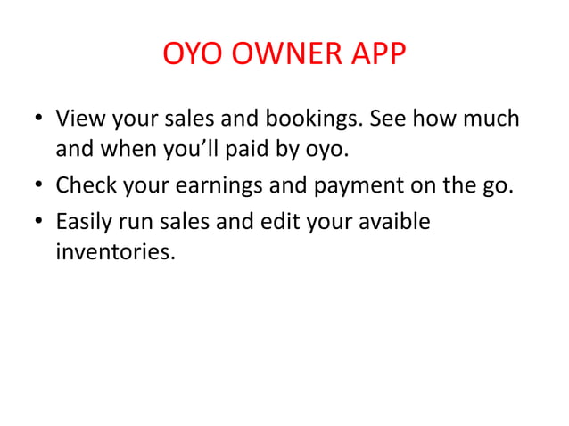 Presentation oyo rooms | PPTX