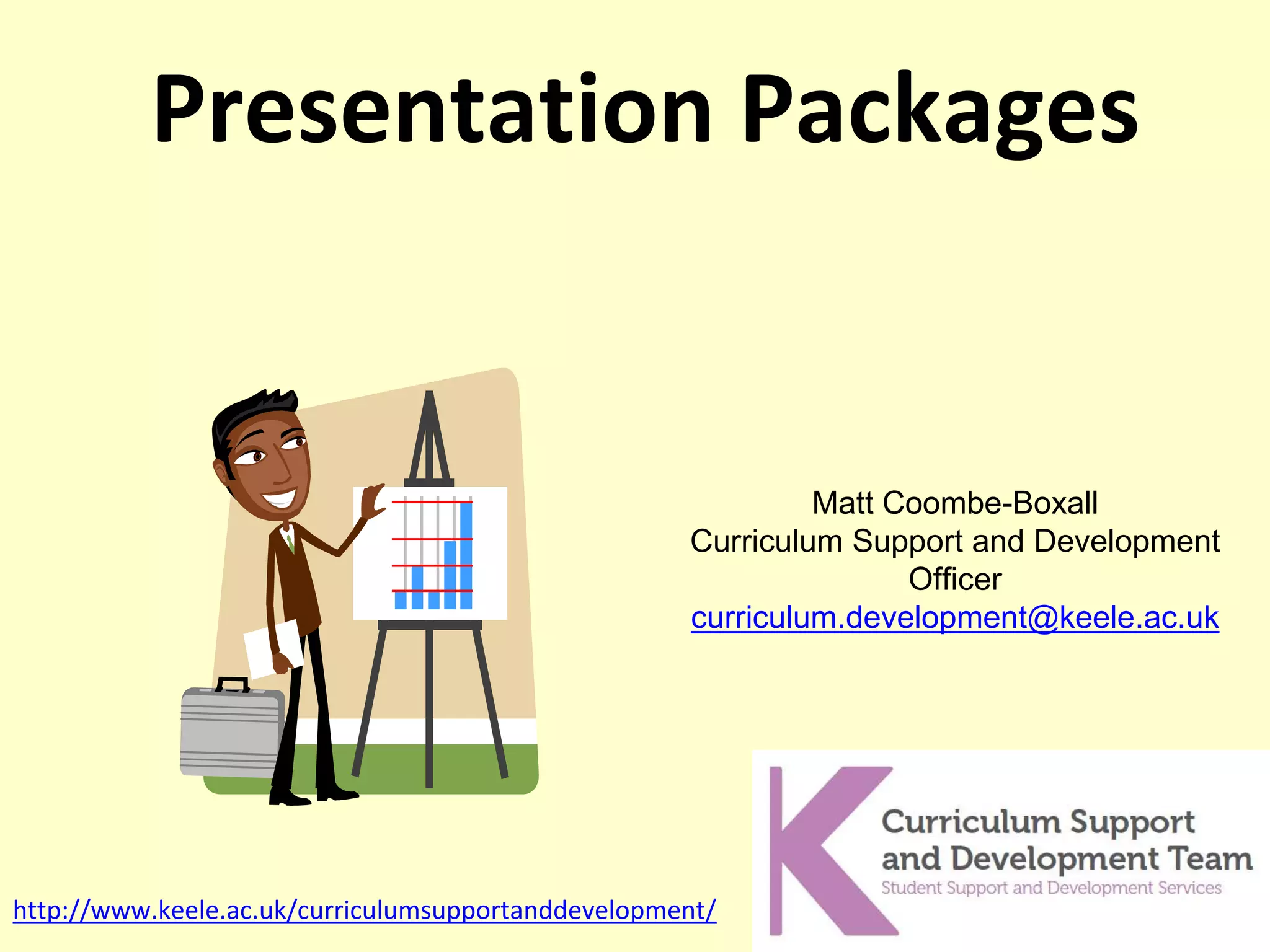 Presentation packages | PPTX