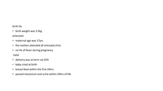 Presentation paediatrics: Case presentation | PPT