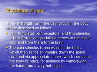 Presentation pain management | PPTX