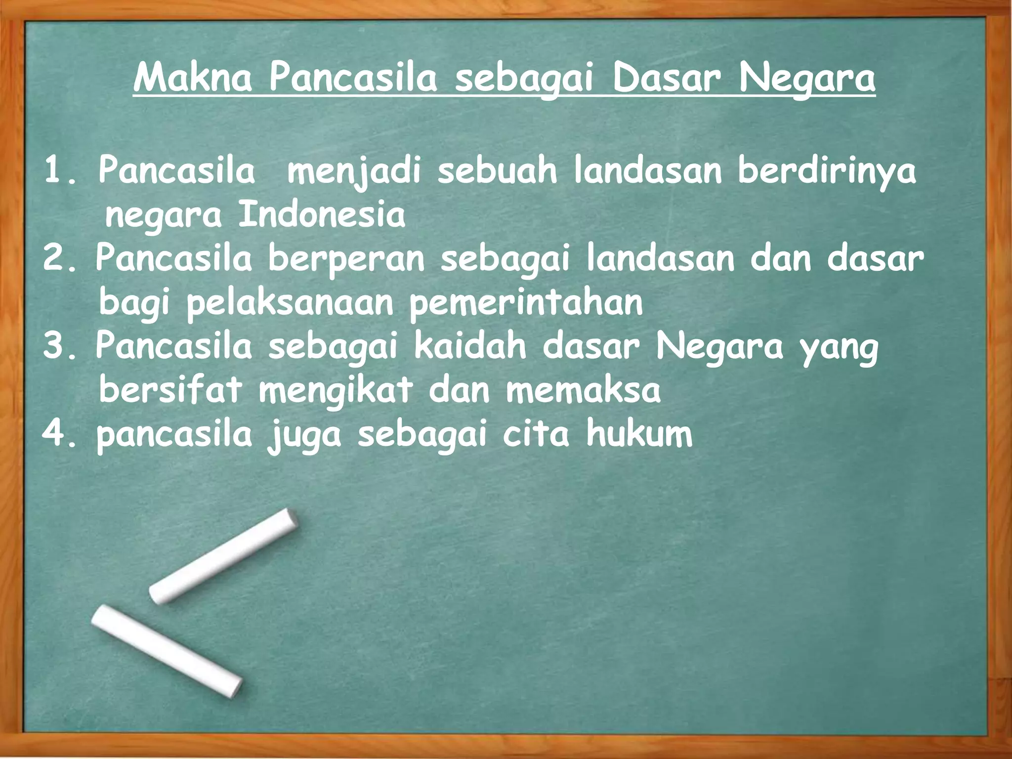 Pancasila Sebagai Dasar Negara ppt | PPTX
