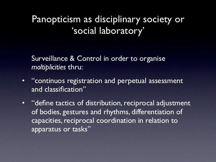 What's Panopticism? Exploring Digital Cultures