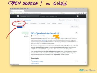 A new Graphical User Interface for OpenSees | PPT