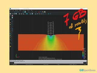 A new Graphical User Interface for OpenSees | PPT
