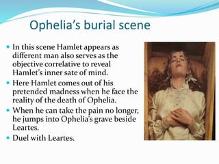 Important scene in Hamlet ( Gravedigge's scene and Nunnery scene) | PPTX