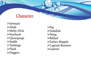 Comparetive study of 'Old man and the sea' and Moby-Dick' | PPTX