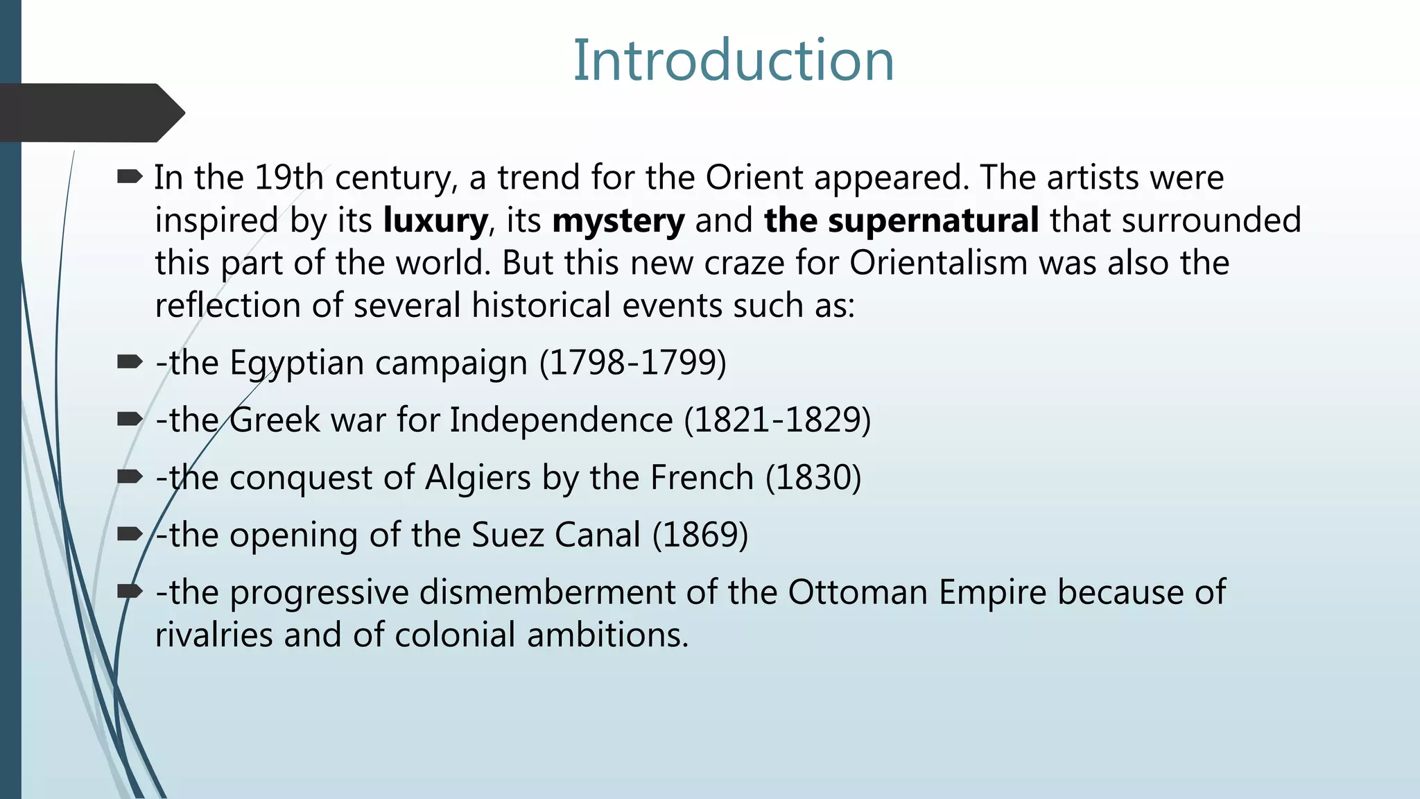 Concept of Orientalism | PPTX
