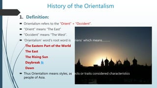 Concept of Orientalism | PPTX