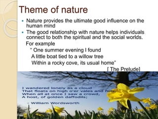Wordsworth view on Theme and Subject matter of poetry. | PPTX