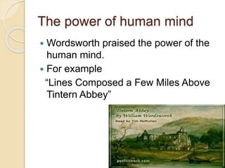 Wordsworth view on Theme and Subject matter of poetry. | PPTX