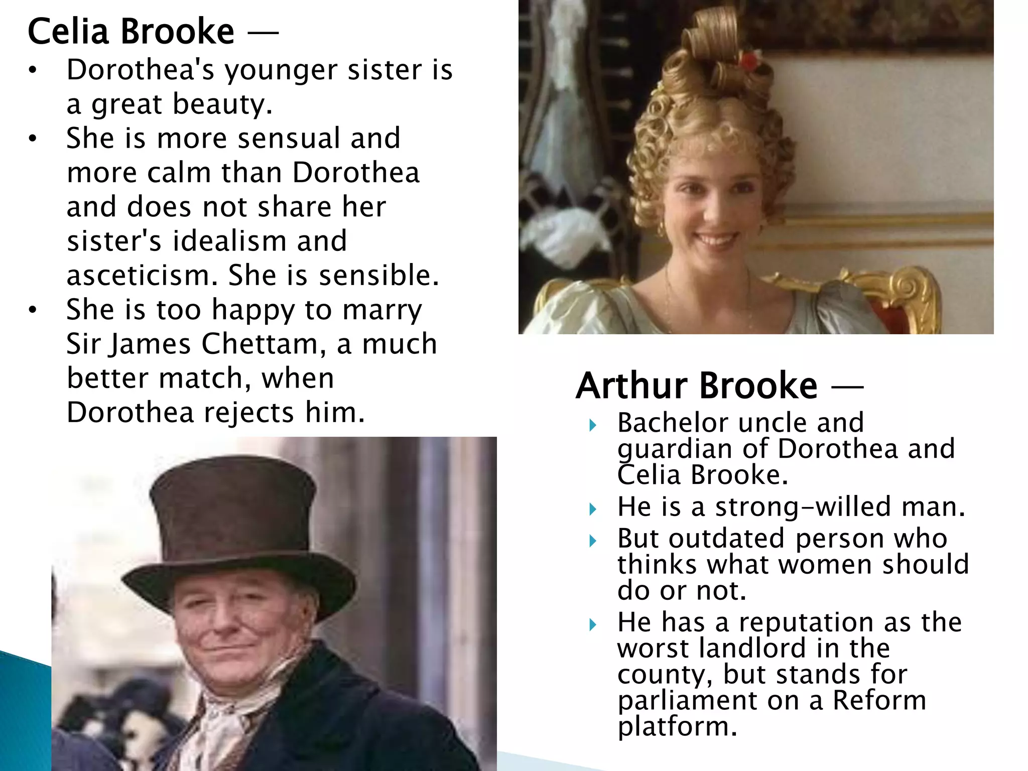 Paper 6 The Victorian Age - Characters of Middlemarch | PPTX