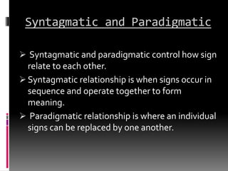 Ferdinand De Saussure's Contribution on Linguistic | PPTX