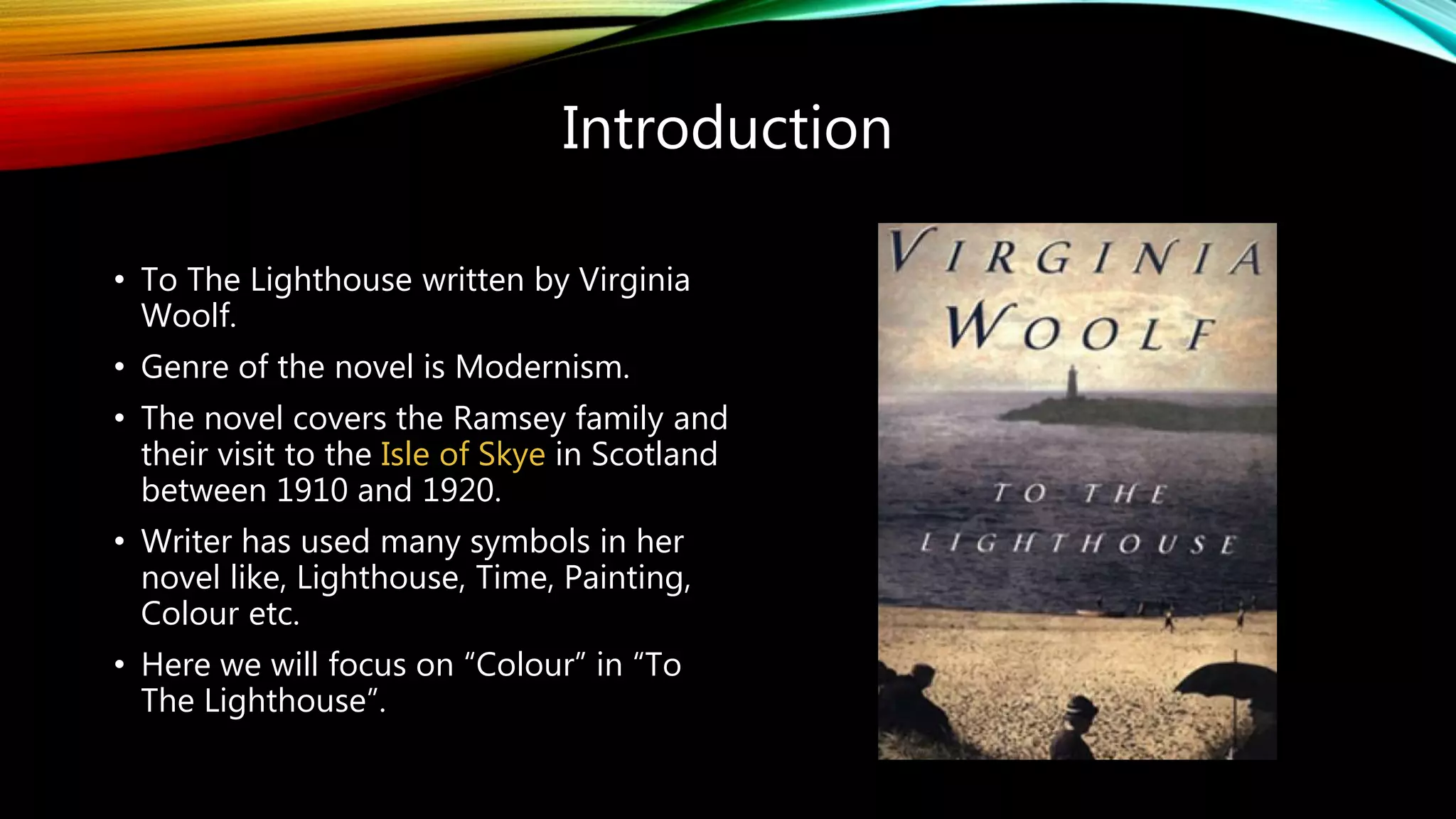 Colour in "To The Lighthouse" | PPTX