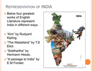 Representation of India in Modern British Literature | PPTX