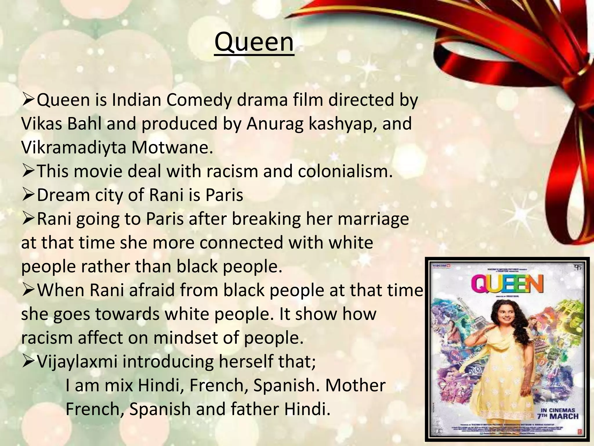 Apply Postcolonialism in Movie | PPTX