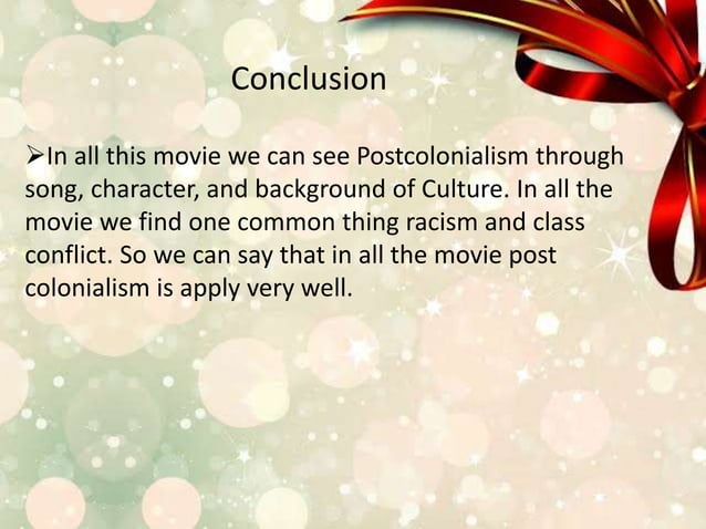 Apply Postcolonialism in Movie | PPTX