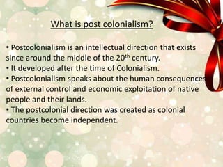 Apply Postcolonialism in Movie | PPTX
