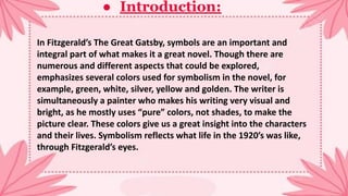 Presentation Paper No. -- 106 The Great Gastby . | PDF