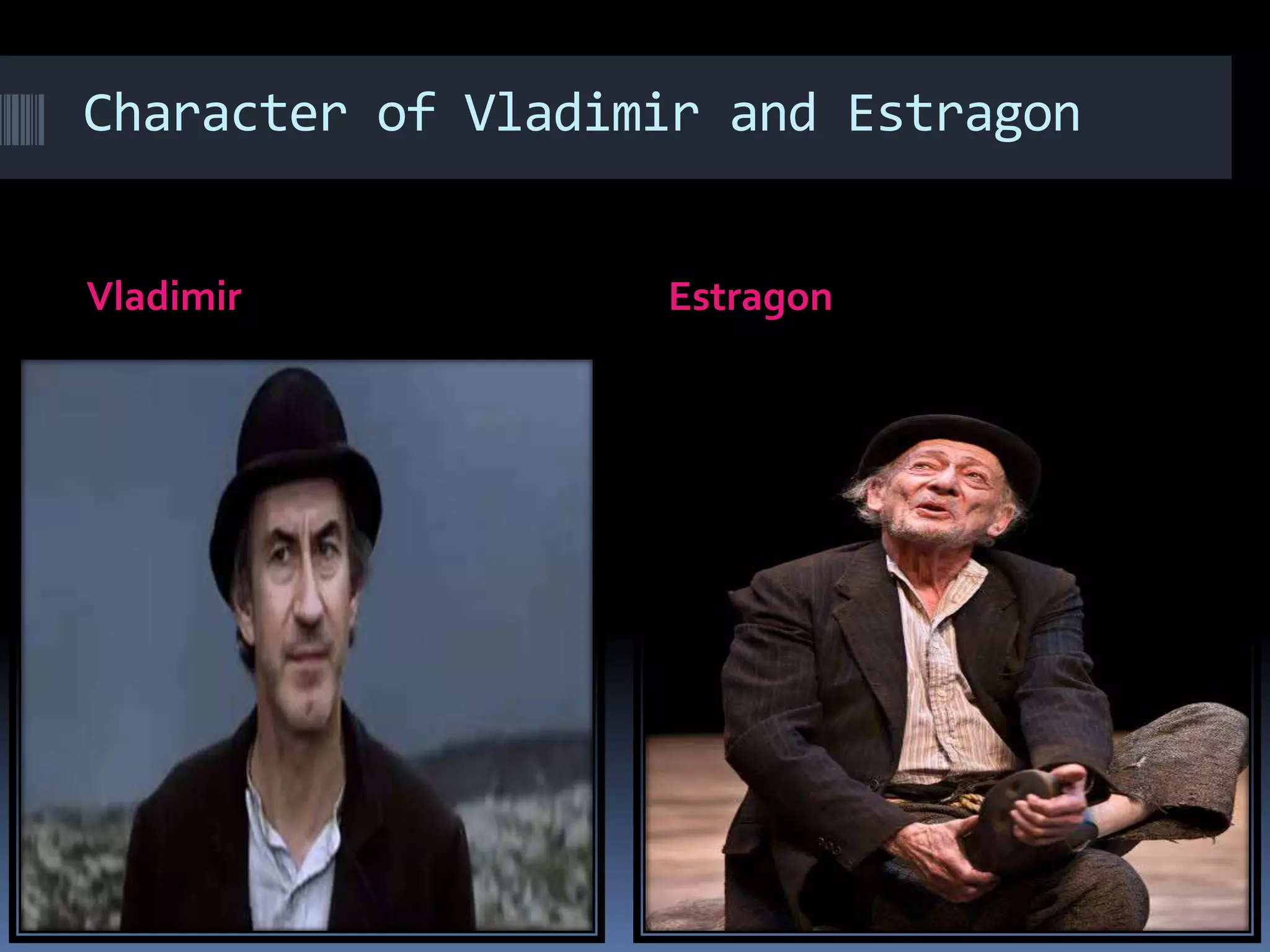 Character Study of Vladimir and Estragon | PPTX