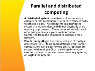 Presentation parallelsystem | PPTX