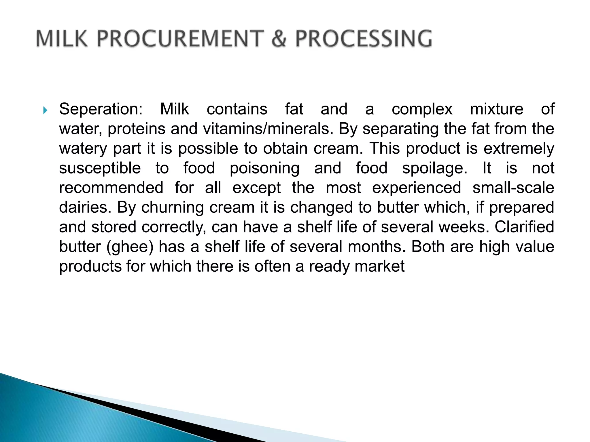 milk procurement | PPTX