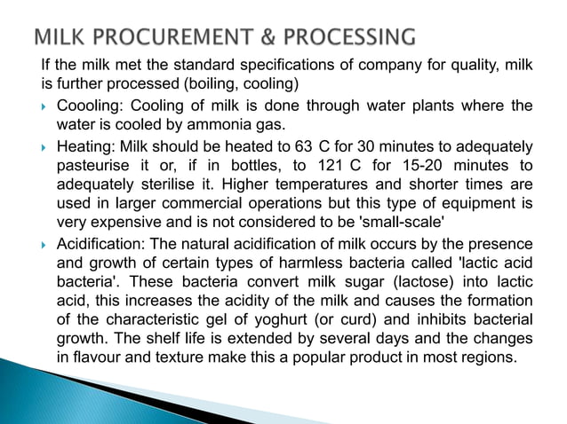 milk procurement | PPTX