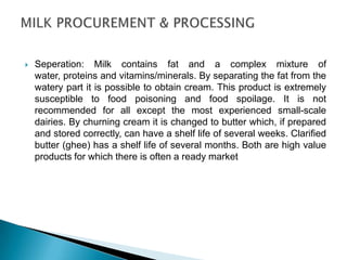 milk procurement | PPTX