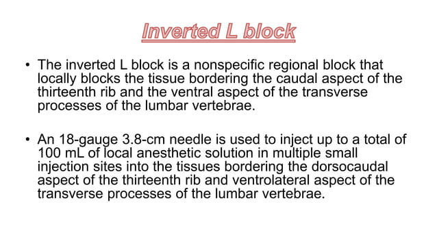 Paravertebral nerve block in animals | PPTX