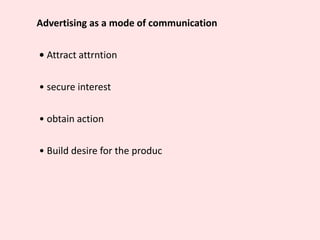 Advertisement & It's Appeal | PPT