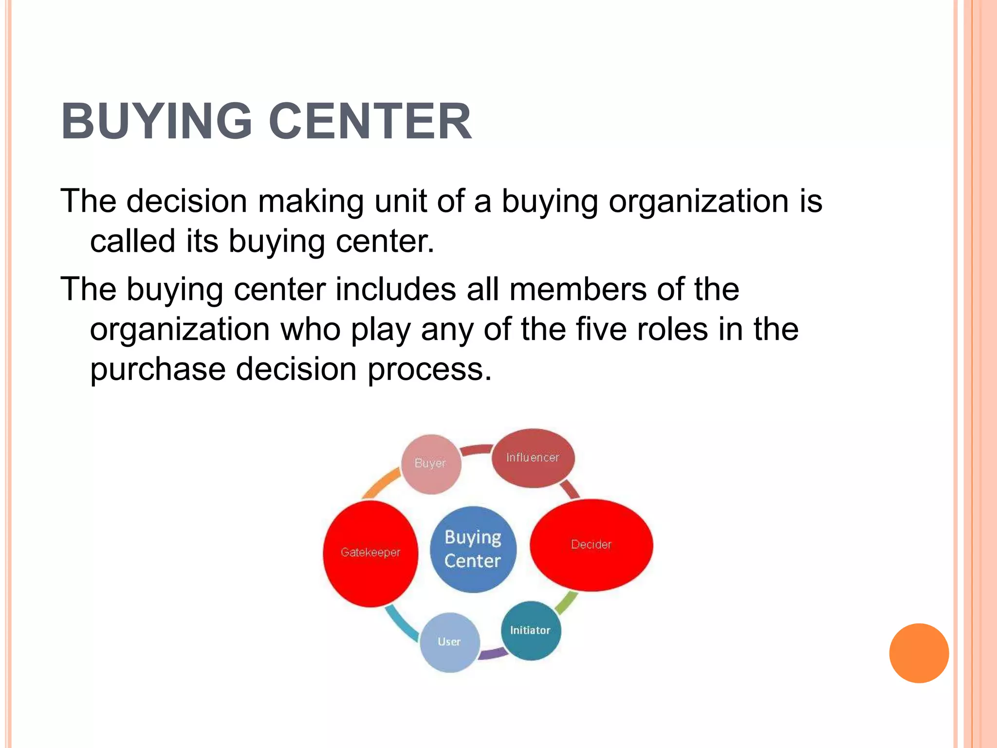 Participants In The Business Buying Process | PPTX