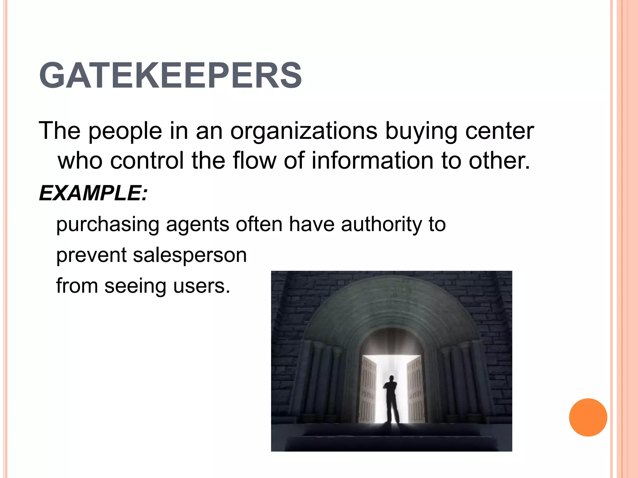 Participants In The Business Buying Process | PPTX