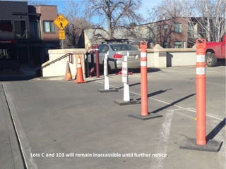 Parking lot construction poses problems to permit-holders | PPT