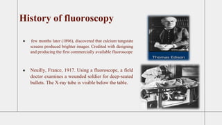 General x-ray machine and fluoroscopy | PPTX