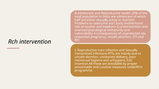 Presentation parth 82 on reproductive child healthcare | PPTX