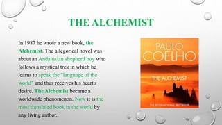 Presentation about Paulo Coelho | PPTX