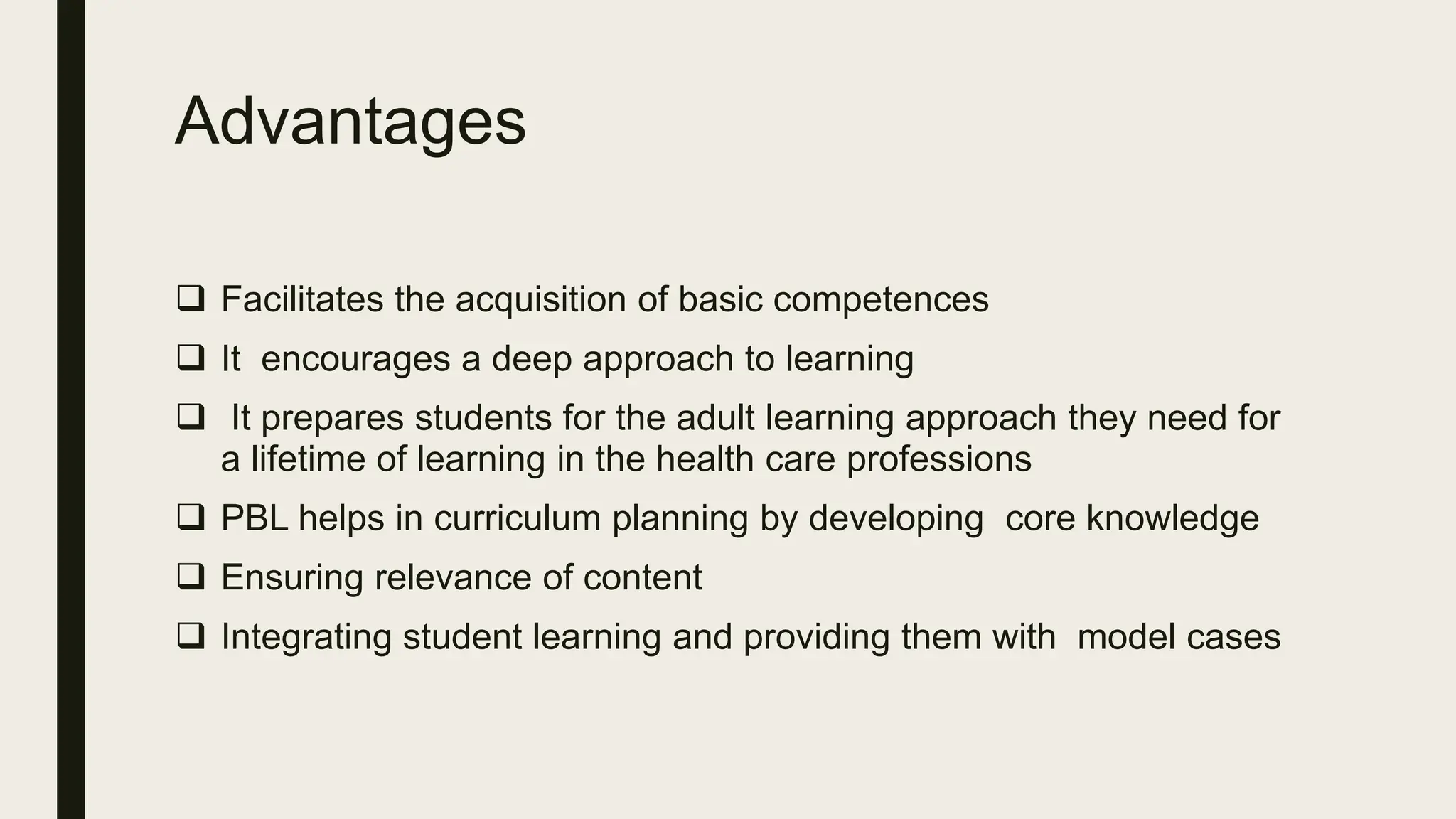 PROBLEM BASED LEARNING IN MEDICAL EDUCATION | PPTX