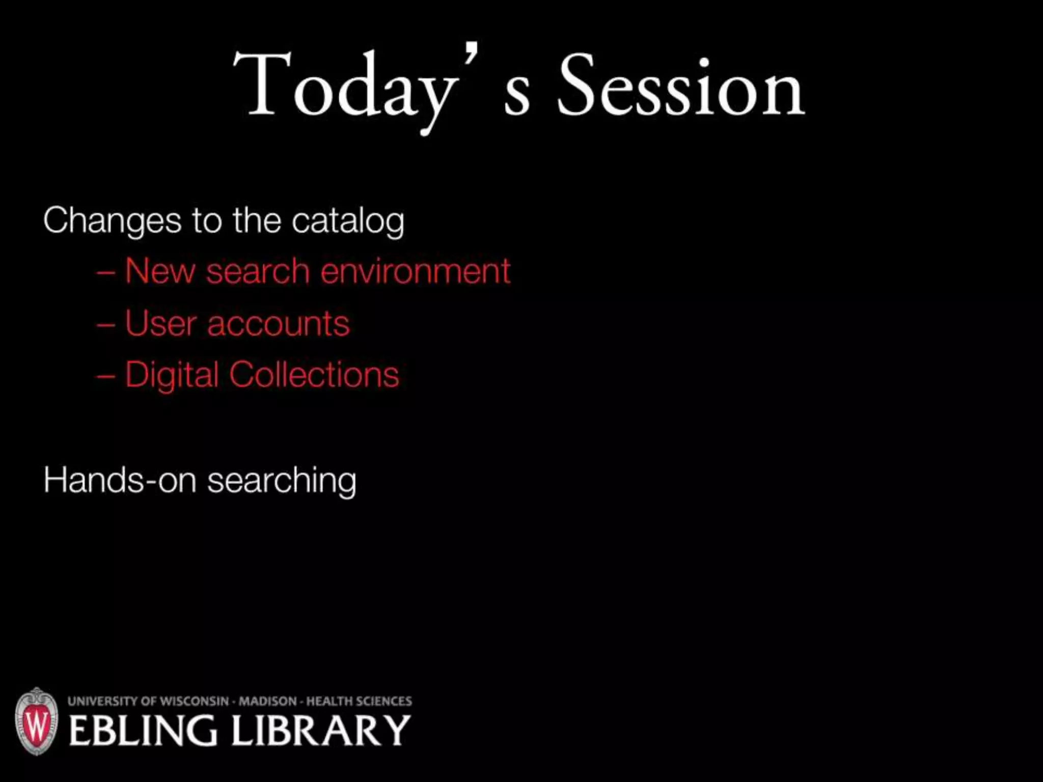 New Catalog Training Intro | PPTX