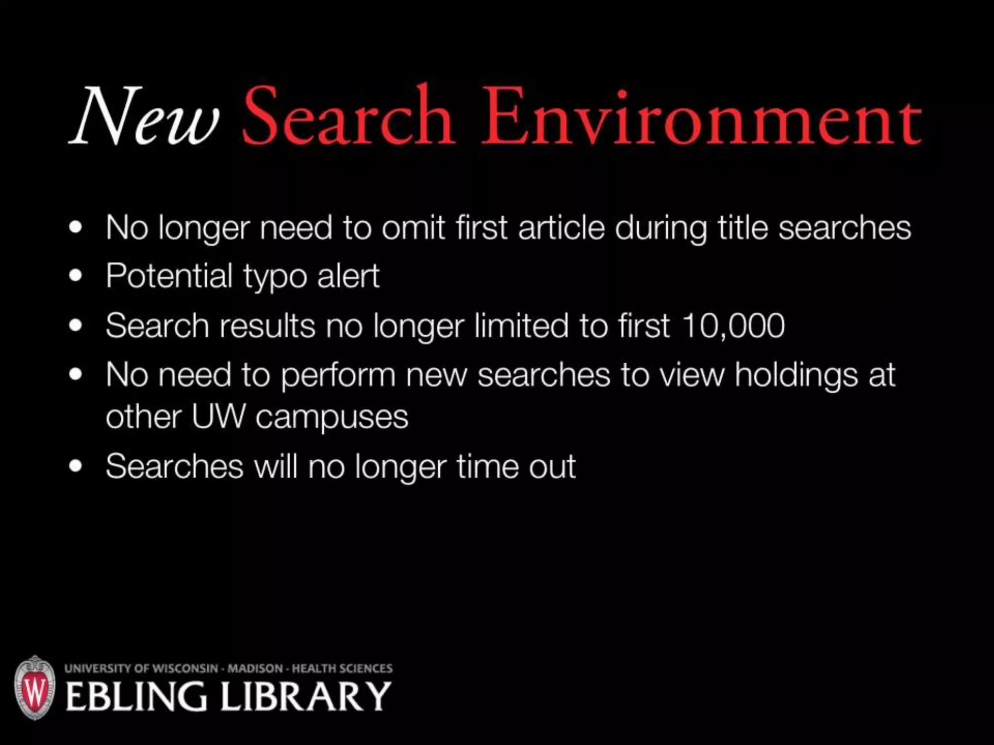 New Catalog Training Intro | PPTX